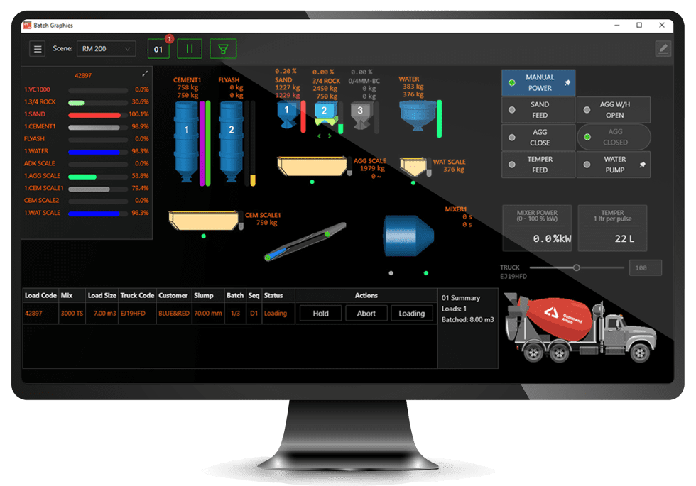 COMMANDbatch | Ready Mix Concrete Batch Software